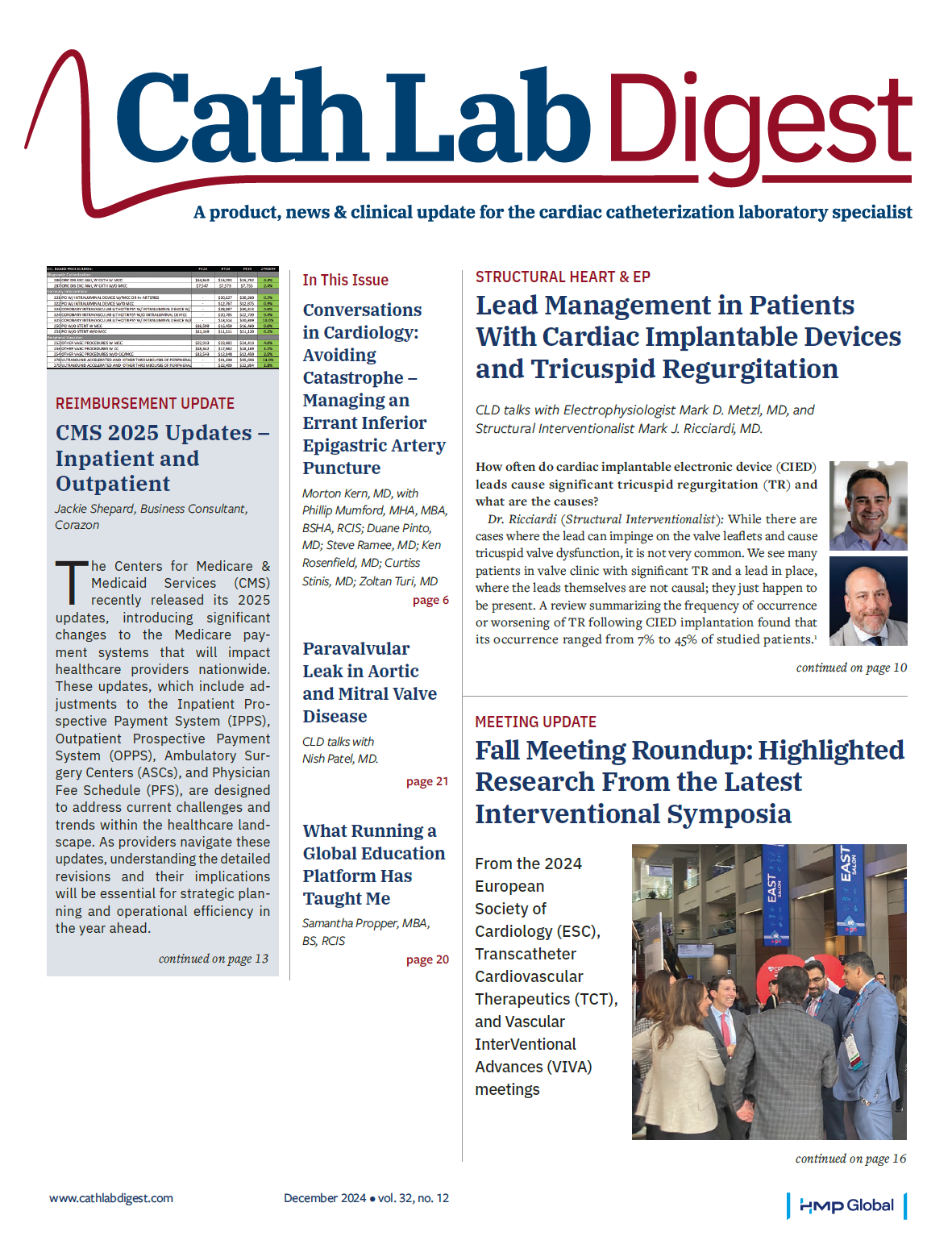 Volume 32 - Issue 12 - December 2024 | Cath Lab Digest